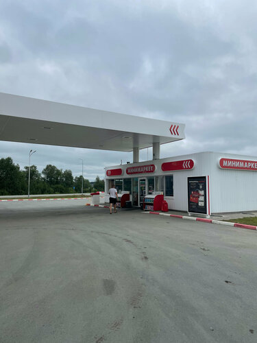 Benzin istasyonu Lukojl, Sverdlovskaya oblastı, foto