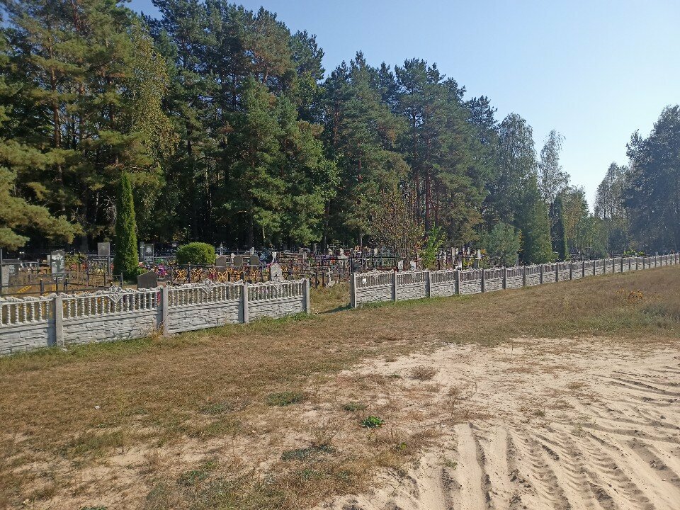 Mezarlıklar Shchatkawskija mogilki, Mogiliovskaya oblastı, foto