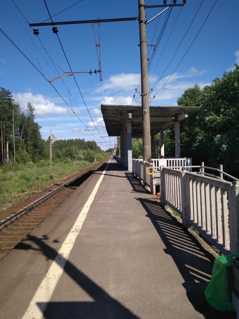 Tren istasyonu Платформа 68 км, Saint‑Petersburg ve Leningradskaya oblastı, foto