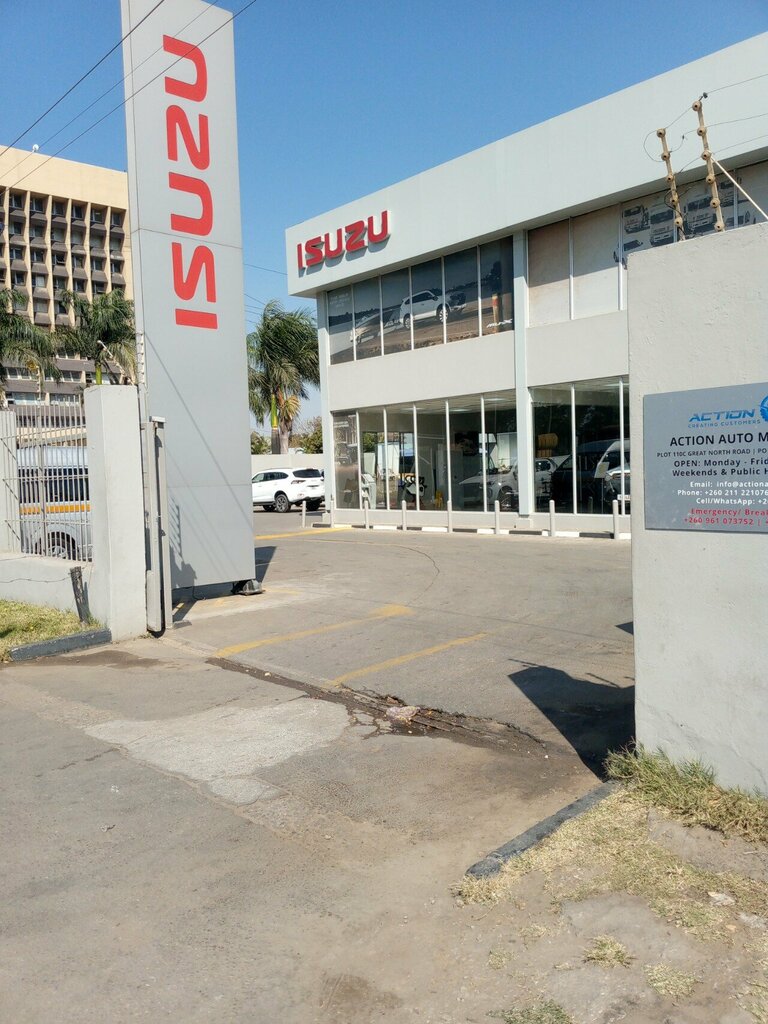 Otomobil satış galerileri Isuzu Zambia, Lusaka, foto