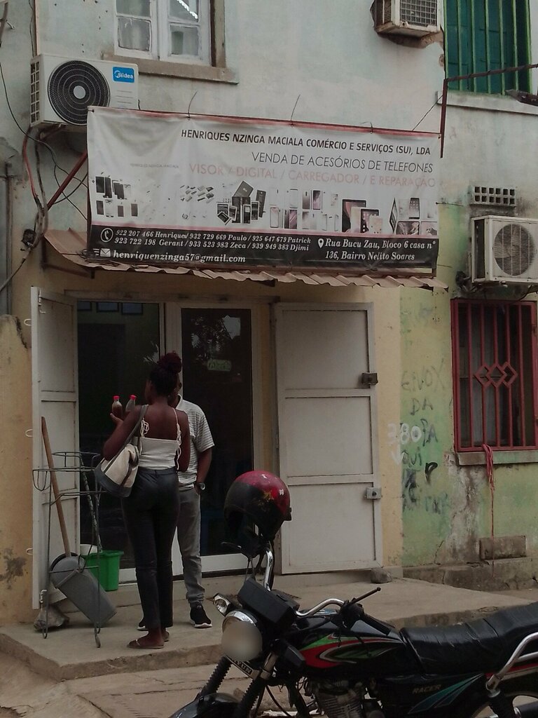 Elektronik eşya mağazaları Henriques Nzinga Maciala, Loanda, foto