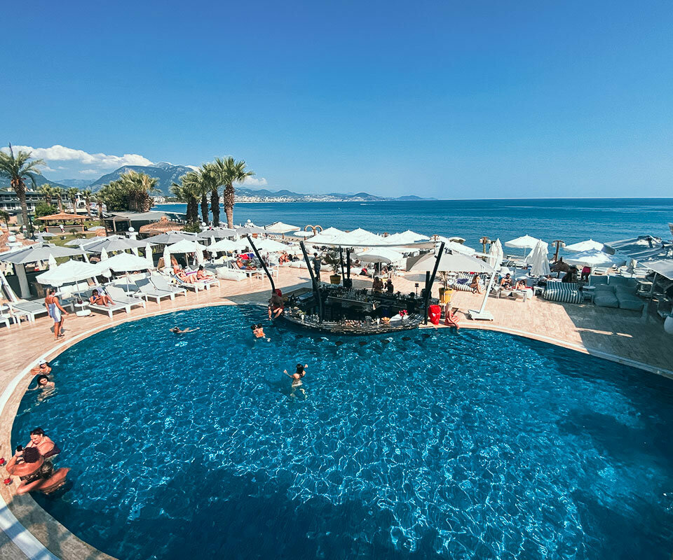 Bar Hugo Beach Club, Alanya, foto