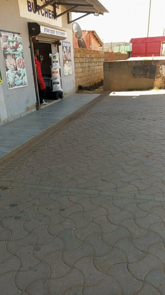 Kasap, şarküteri Star beef Butchery, Lusaka, foto