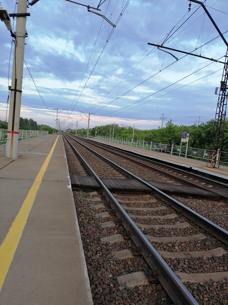 Tren istasyonu остановочный пункт Фёдоровка, Omskaya oblastı, foto