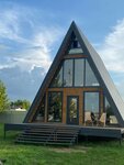 A-frame дом (Novaya ulitsa No:29, derevnya Pechyonkino), konuk evi  Çeliabinskaya oblastından
