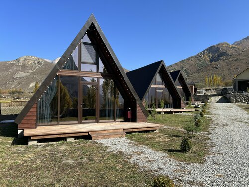 Resort oteller, tesisler BalkariA-frame, Kabardino‑Balkarya, foto