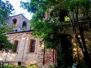 Tserkov Troitsy s kolokolney (Pskov Region, Novorzhevskiy Municipal District, derevnya Grivino), ortodoks kiliseleri  Pskovskaya oblastından