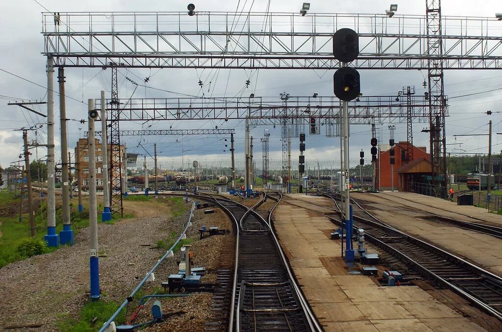 Yük istasyonu Tsentralny Station, Moskova ve Moskovskaya oblastı, foto
