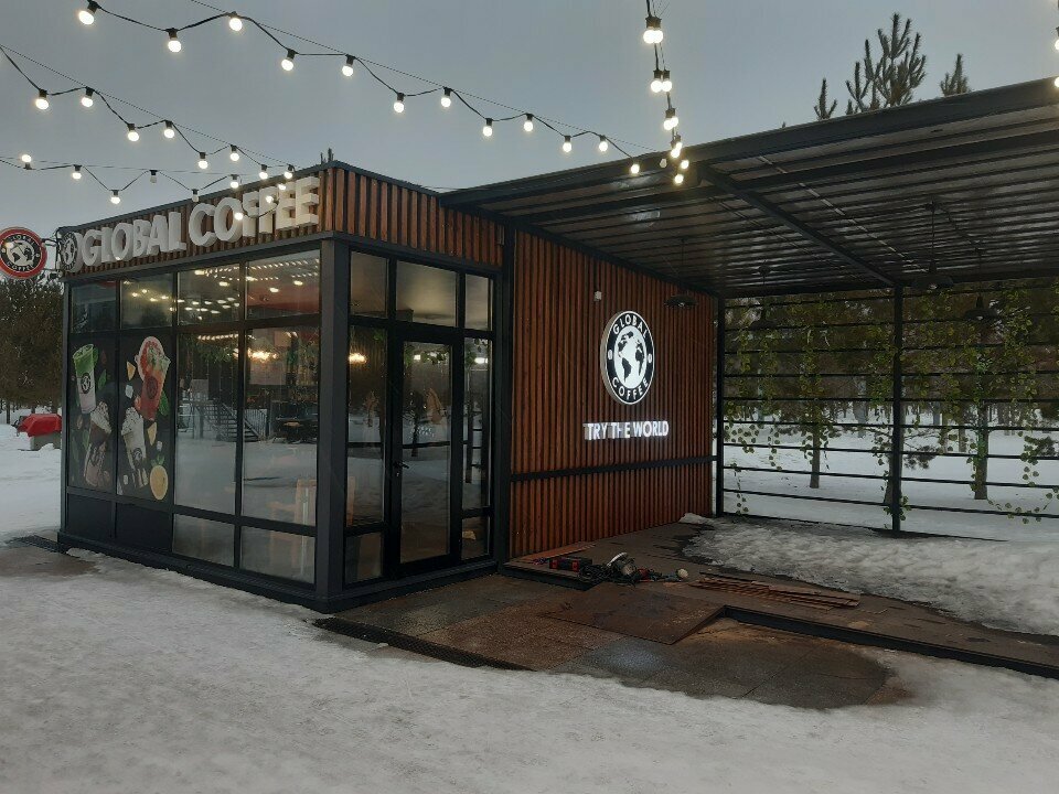 Kahve dükkanları Global coffee, Astana, foto
