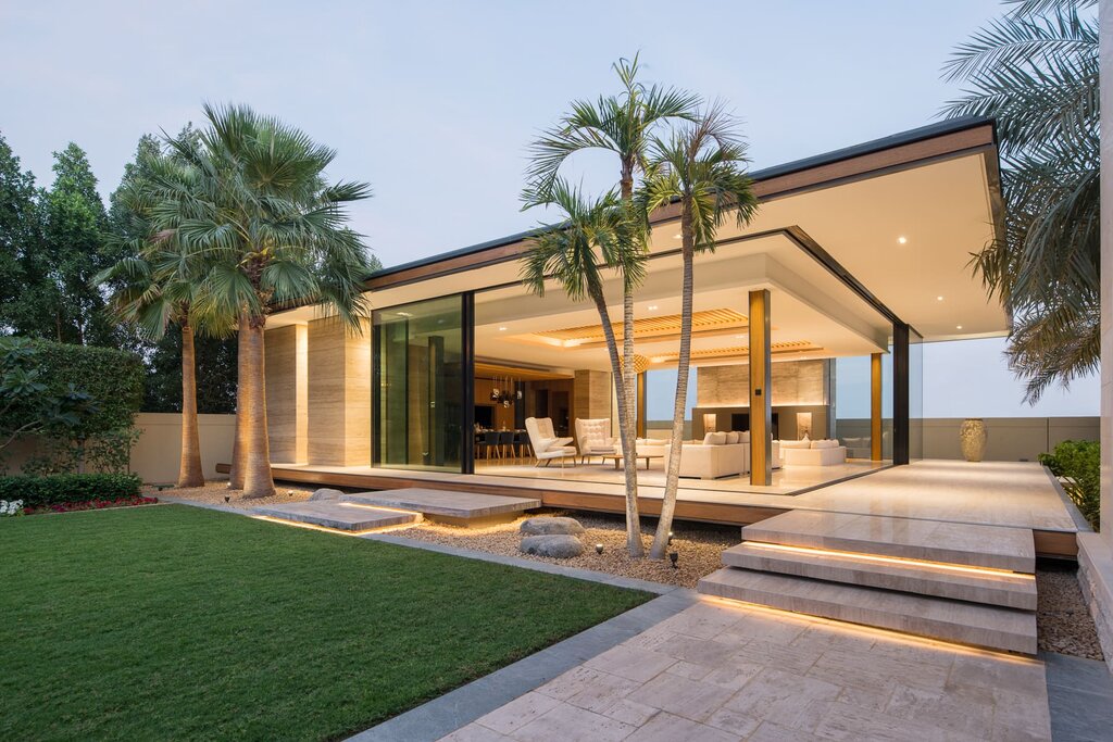 Peyzaj tasarımı Oasis Arabian, Dubai, foto