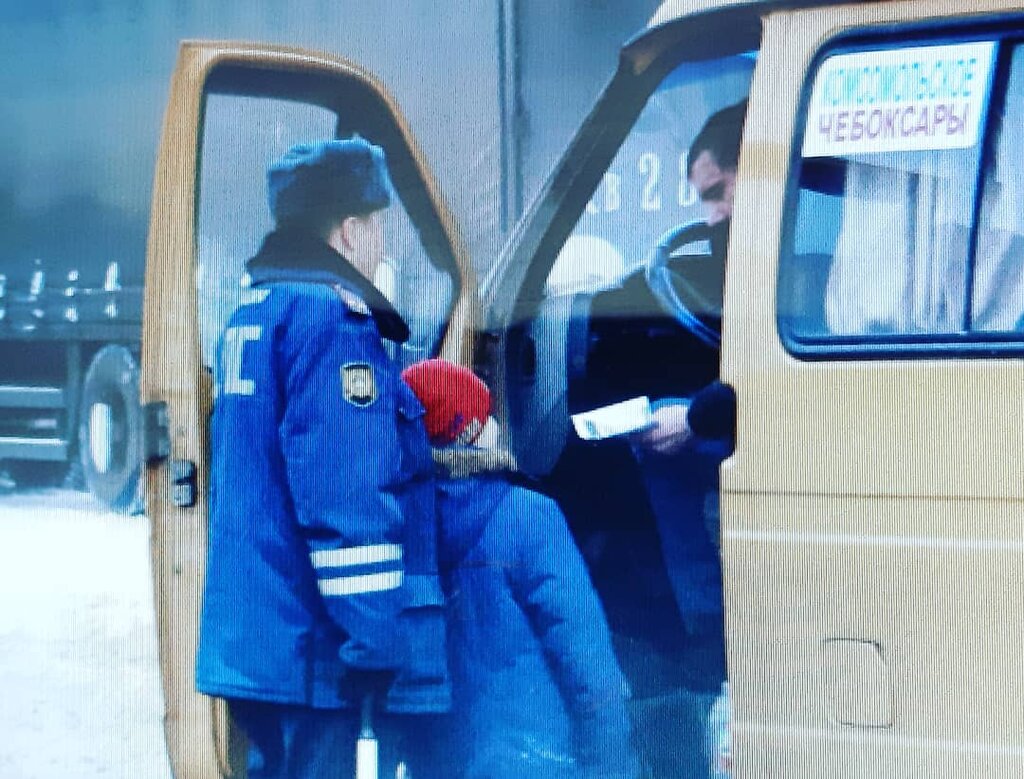 Trafik kontrol noktası Пост ДПС, Alatyr, foto