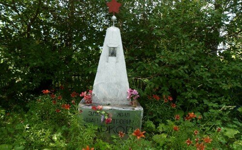 Anıt, heykel Марков Иван Петрович, Komi, foto