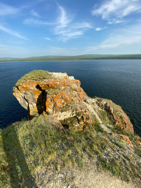 Seyir terası Мыс Поп, Krasnoyarski krayı, foto