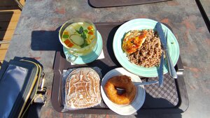 Monastery buffet (Mezhdunarodnaya Street No:1, Pechory), kafe  Pechory'den
