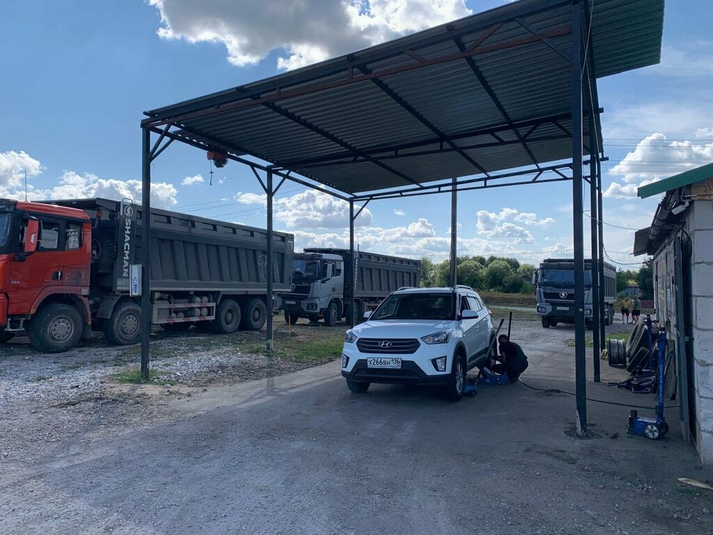 Oto lastik tamiri Шиномонтаж, Voronejskaya oblastı, foto