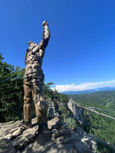Prometheus (Krasnodar Territory, Sochi Resort City Urban District, Khostinskiy City Administrative District, Orlinyye skaly), park, sokak heykeli  Soçi'den