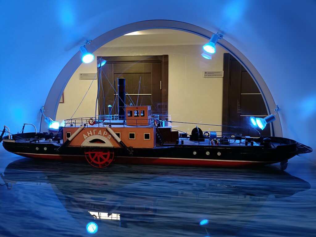 Müzeler ve sanat galerileri Narodny muzey istorii i razvitiya sudokhodstva V Yeniseyskom basseyne, Krasnoyarsk, foto