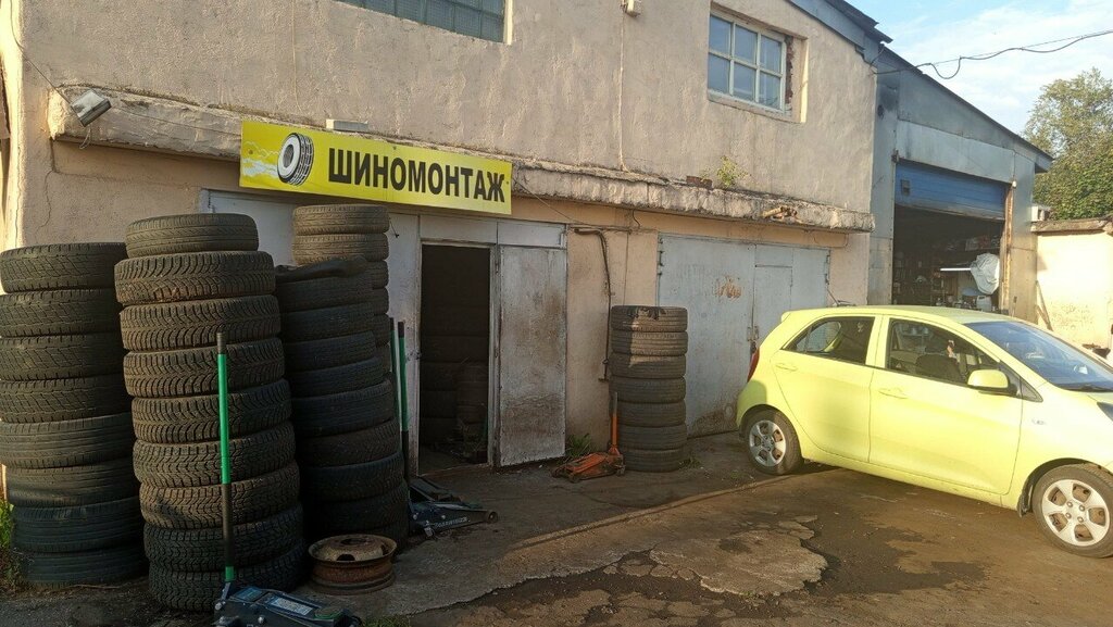 Oto lastik tamiri Shinomontazh, Saint‑Petersburg, foto