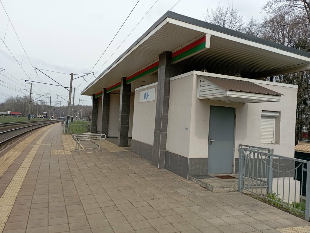Tren istasyonu Птичь, Minskaya oblastı, foto