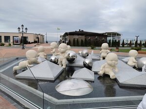 Fountain (Kaliningrad Region, Zelenogradsk, zhiloy kompleks Rezidentsiya u morya), çeşme  Zelenogradsk'tan