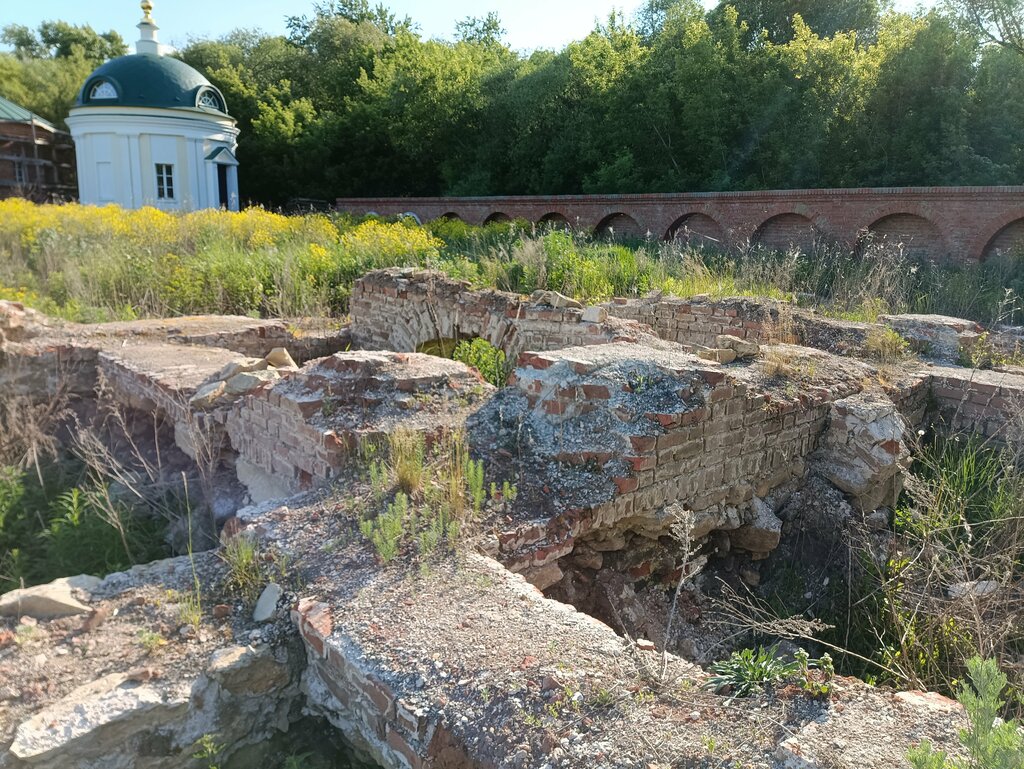 Unutulmaz olayların yeri Руины Покровского монастыря, Dankov, foto