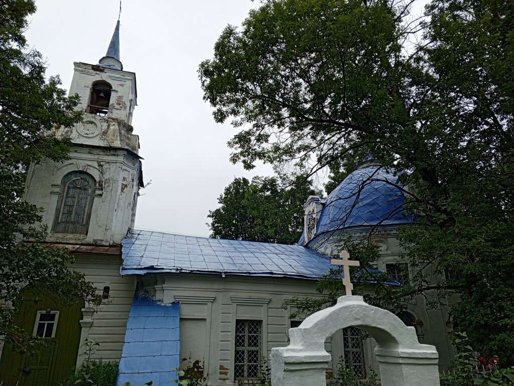 Ortodoks kiliseleri Tikhvinskaya Church, Pskovskaya oblastı, foto