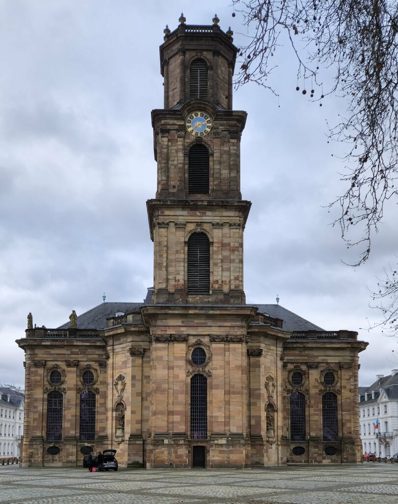 Protestan kilisesi Ludwigskirche, Saarland, foto