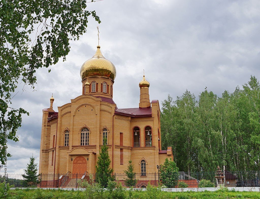 Ortodoks kiliseleri Церковь Александра Невского, Tomskaya oblastı, foto