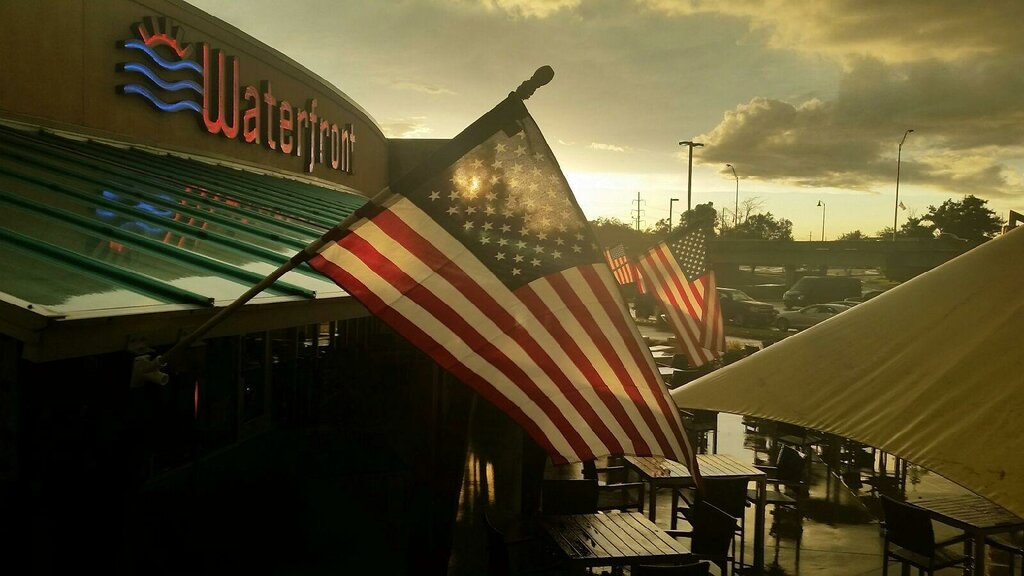 Suşi restoranı Waterfront Grill Tulsa, Oklahoma Eyaleti, foto