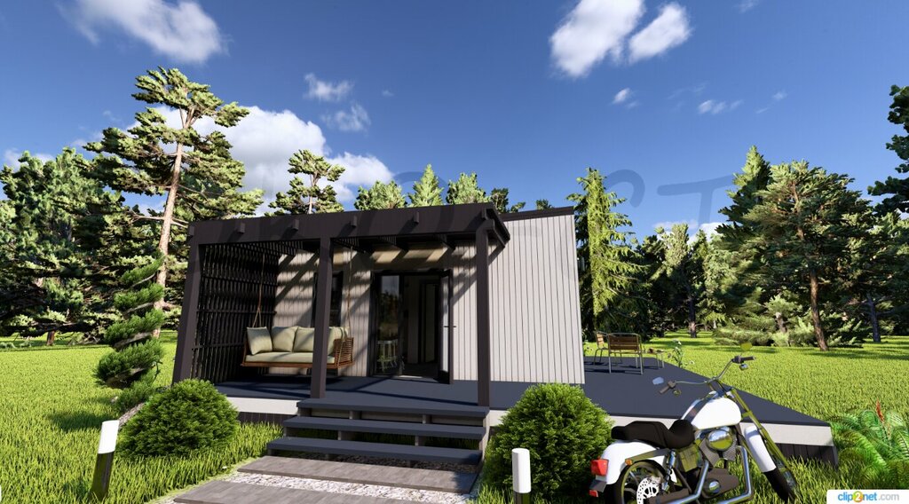 Yazlık ev inşaatı Prefab Home, Podolsk, foto