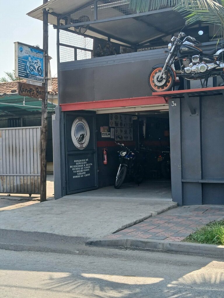 Motosiklet yedek parçaları Mpd kamps, Loanda, foto