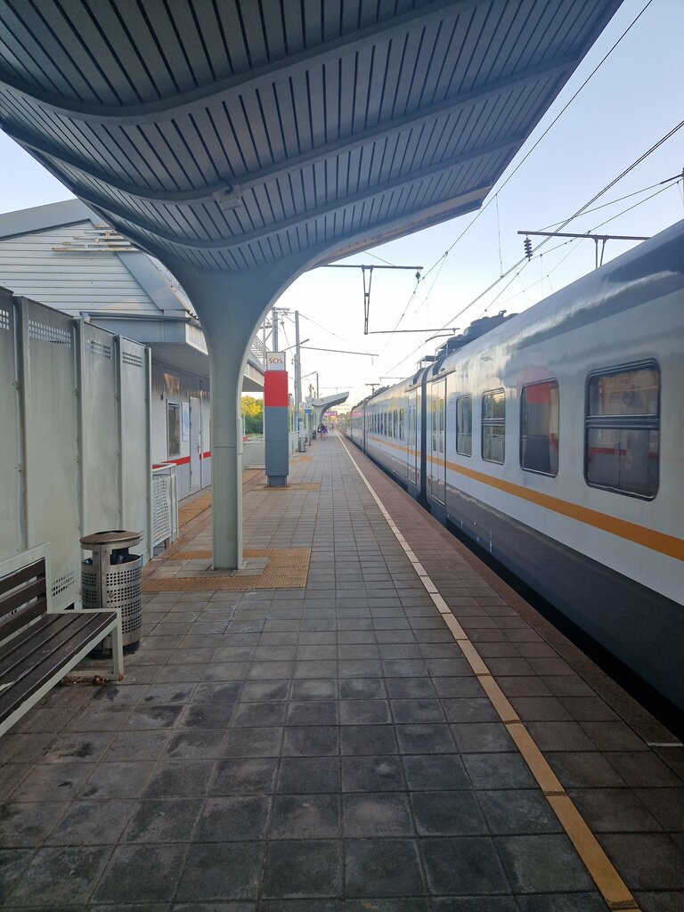 Tren istasyonu Molodi, Moskova ve Moskovskaya oblastı, foto