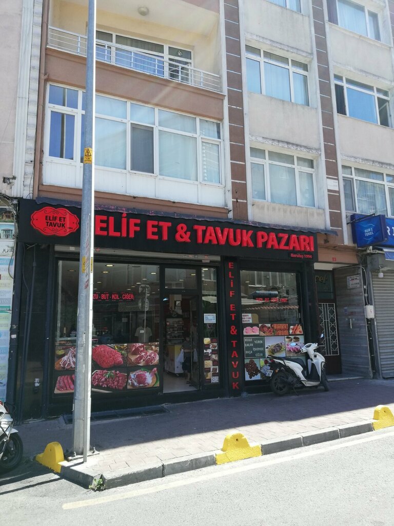 Kasap, şarküteri Elif Et ve Tavuk Pazarı, İstanbul, foto