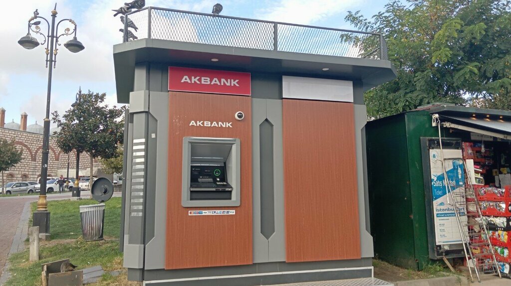 ATM'ler Akbank ATM, İstanbul, foto