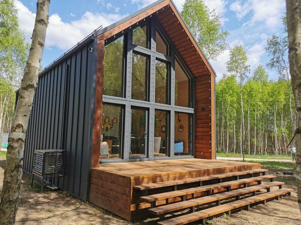 Prefabrik binalar Domokomplekt. store, Vladimirskaya oblastı, foto