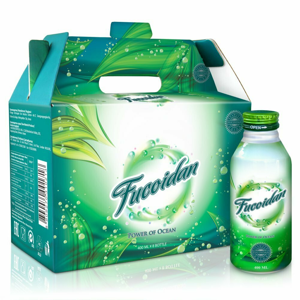 Besin takviyesi, aktariye Fucoidan World, Almatı, foto