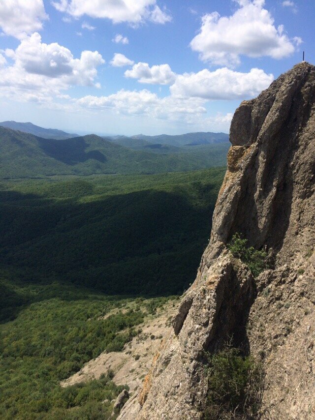 Dağ zirvesi Гора Чиплах-Кая, Kırım Cumhuriyeti, foto
