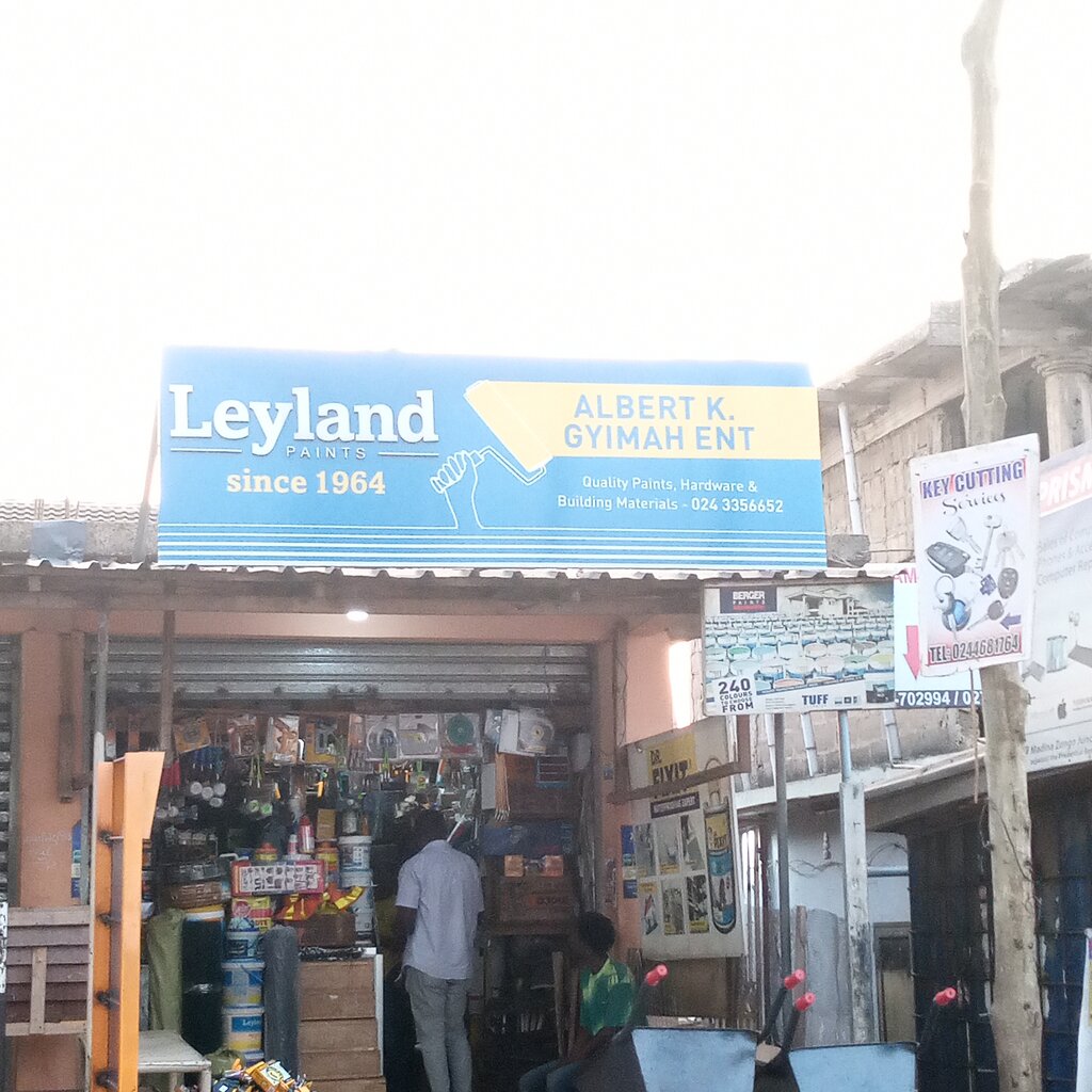 Boya ve cila malzemeleri üretim ve satış yerleri Layland Paints, Dünya, foto