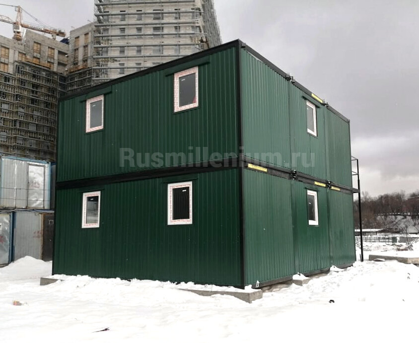 Prefabrik binalar Millenium, Moskova, foto