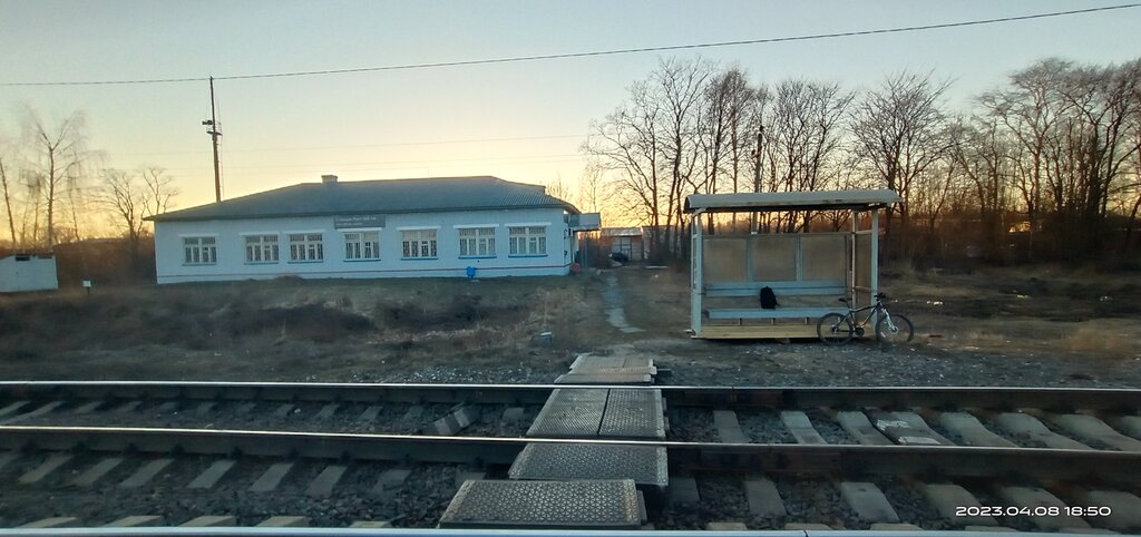 Tren istasyonu остановочный пункт Парк Мира, Vologda, foto