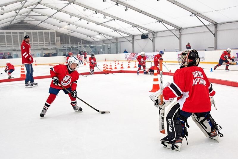Spor okulları Abdullin Hockey Academy, Moskova, foto