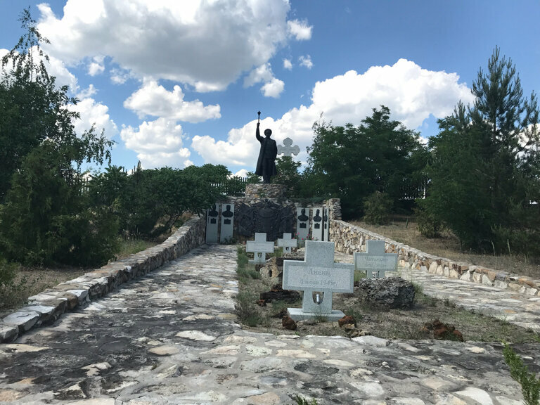 Anıt, heykel Донские казаки в борьбе с большевиками, Rostovskaya oblastı, foto