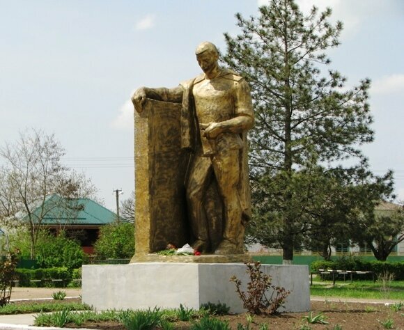 Anıt, heykel Мемориальный комплекс, Krasnodarski krayı, foto