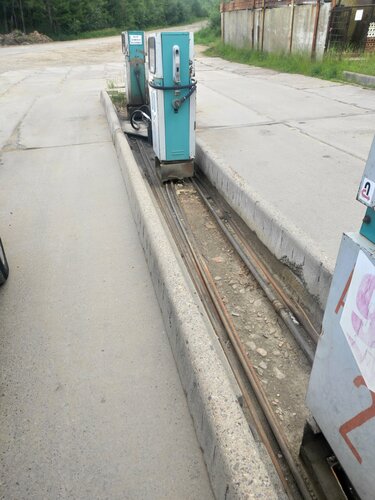 Benzin istasyonu Gas Station, Zabaykalski krayı, foto