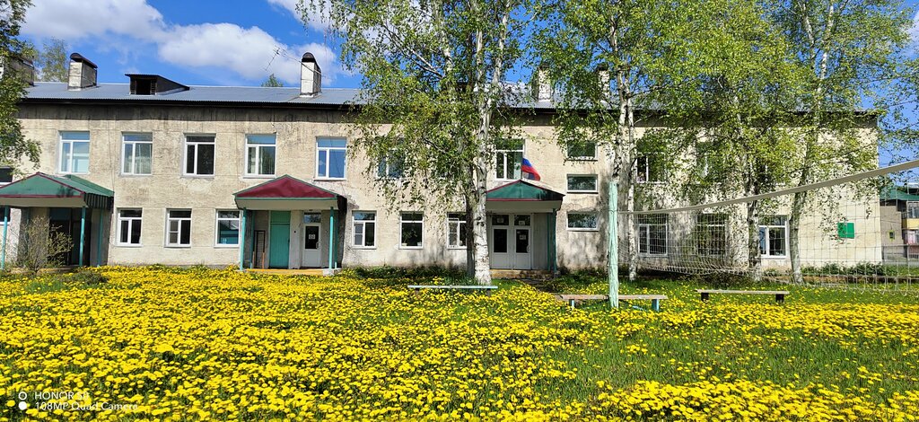 Ortaokul Kgobu Milkovskaya Open Secondary School, Kamçatski krayı, foto