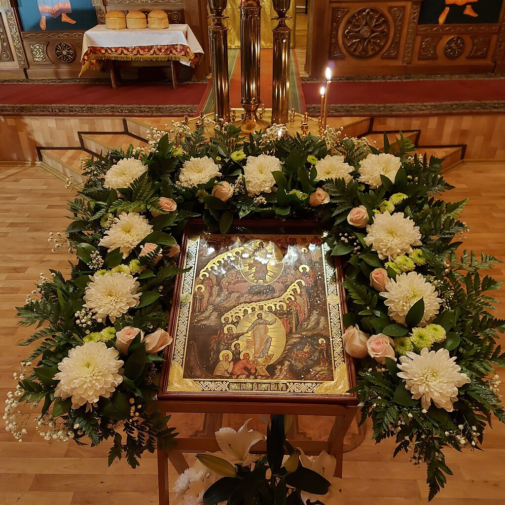 Ortodoks kiliseleri The Holy Trinity Church, Novosibirskaya oblastı, foto
