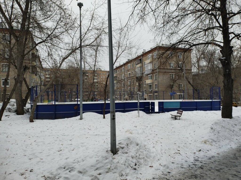 Buz pateni pistleri Ice rink, Moskova, foto