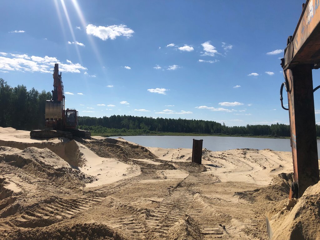 Madencilik işletmeleri Песчаный карьер Буяни, Vladimirskaya oblastı, foto