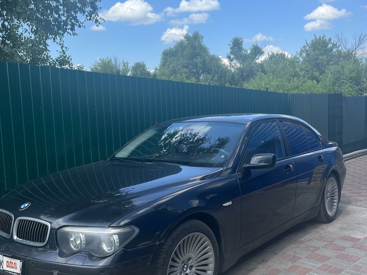 Купить б/у BMW 7 серии IV (E65/E66) 730d 3.0d AT (218 л.с.) дизель автомат в Холме: чёрный БМВ 7 ...