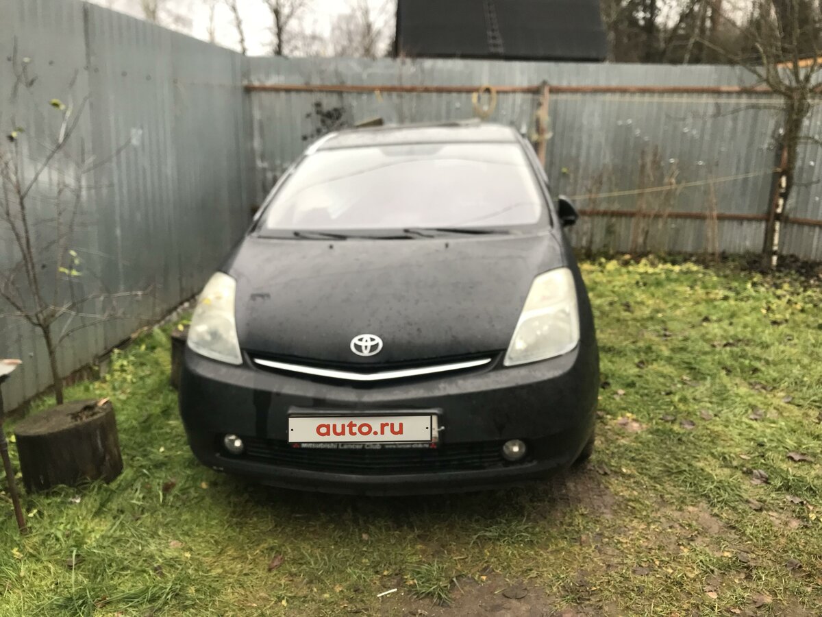 Купить б/у Toyota Prius II Рестайлинг (XW20) 1.5hyb AT (76 л.с.) гибрид автомат в Москве: чёрный ...